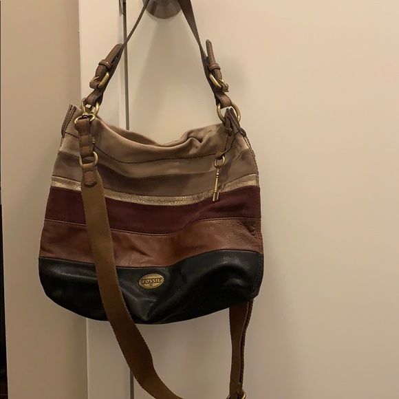 Fossil | Bags | Fossil Multicolor Leather Hobo Bag | Poshmark